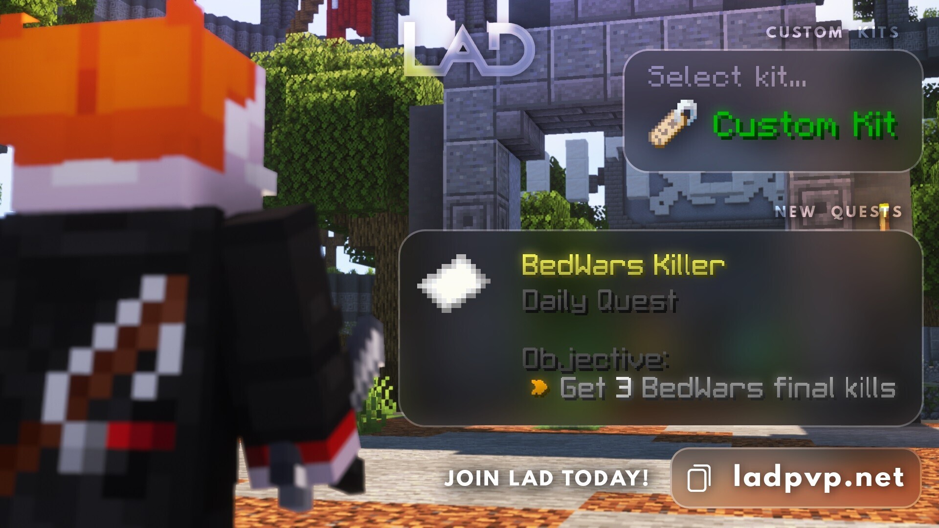 LAD Server | Bedwars | Practice Minecraft Server