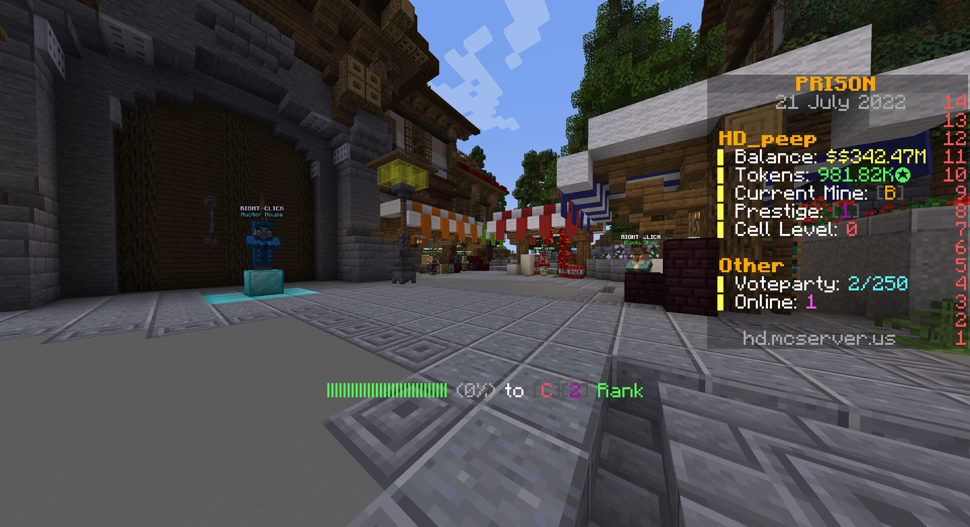 HD Prison Minecraft Server