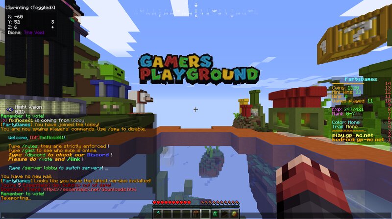 Gamers Playground Minecraft Server