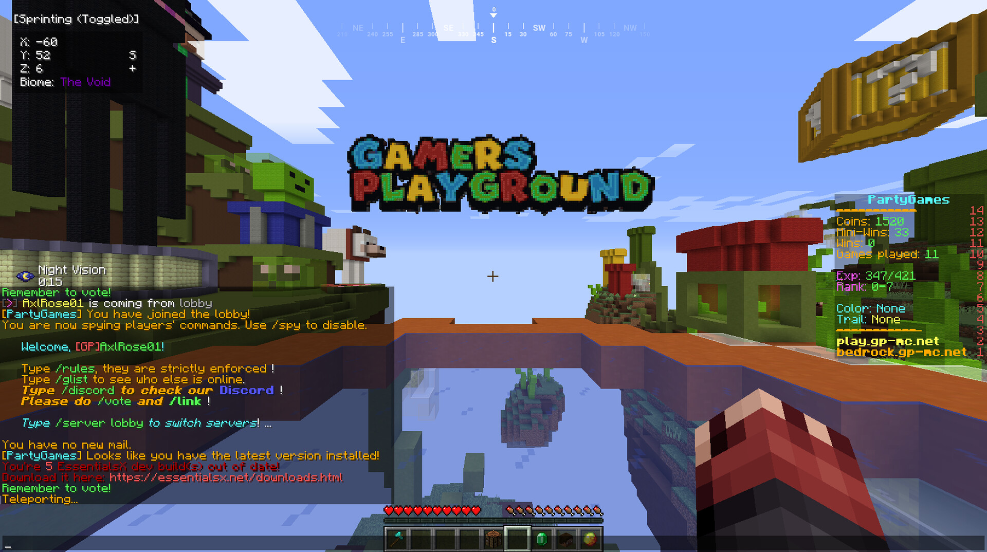 Gamers Playground Minecraft Server