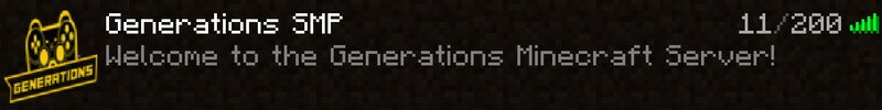 Generations SMP Minecraft Server