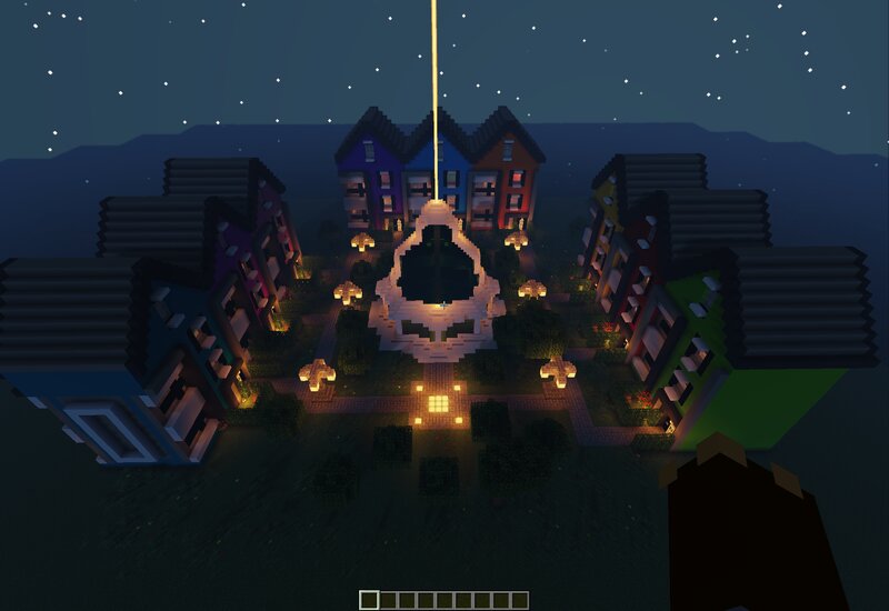 Towny/Mordern style spawn Minecraft Map