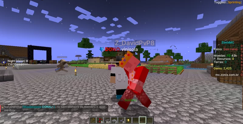 Zonix - Pirata e Original - Java & Bedrock Minecraft Server