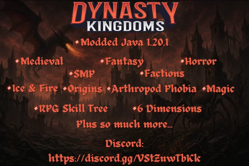 Dynasty Kingdoms Minecraft Server