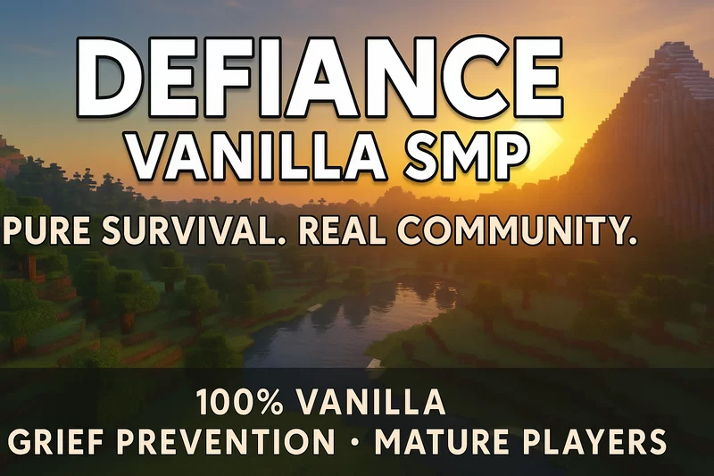 Defiance - Vanilla SMP Minecraft Server