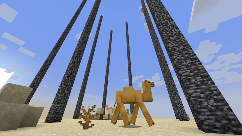 Play Random Pillars! Stand on bedrock pillars, get random items, and ...