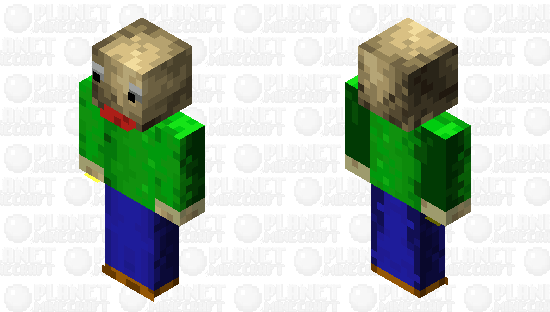 Baldi with a ruler in his hand Minecraft Skin