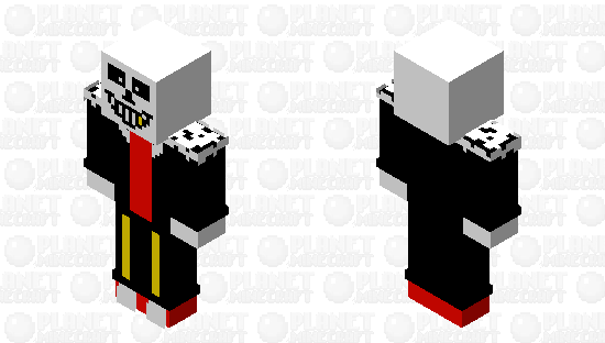 Underfell Sans Minecraft Skin