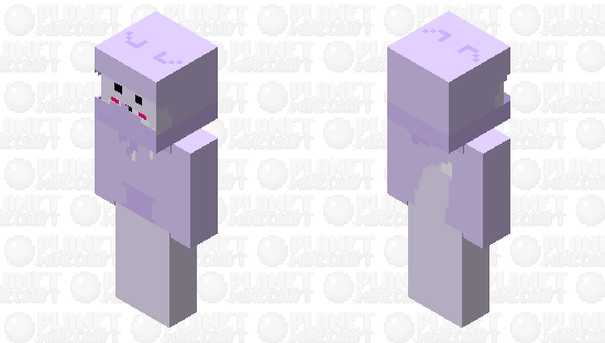 Cute-ish Purple Fox Minecraft Skin