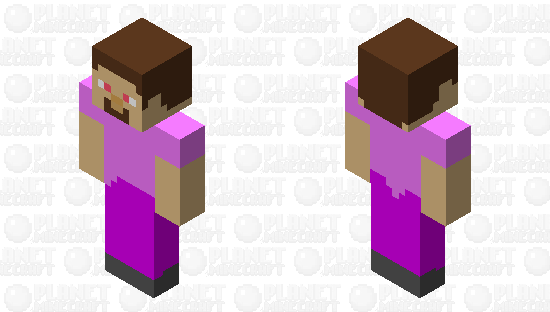 pink smooth steve Minecraft Skin