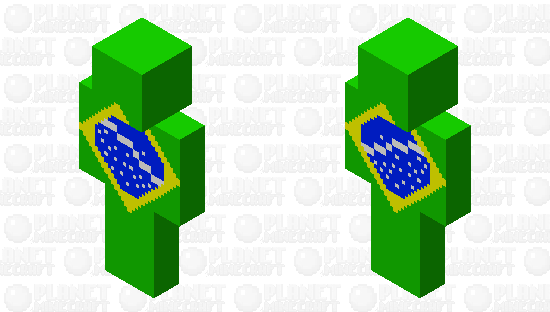 Brazil flag #1 Minecraft Skin