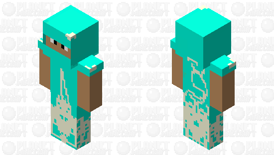 diamond armoured girl Minecraft Skin