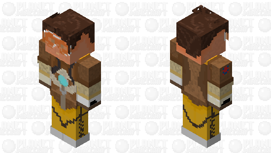 tracer from overwatch Minecraft Skin