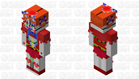 Advanced Circus Baby Minecraft Skin