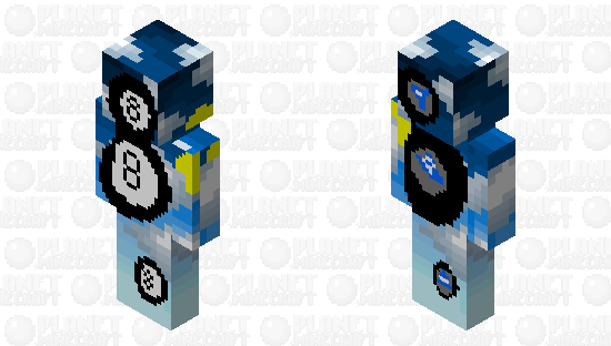 Magic 8 balls with sunrise Minecraft Skin