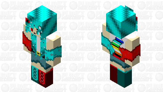 RedpandaRAPP turtleneck and jacket Minecraft Skin