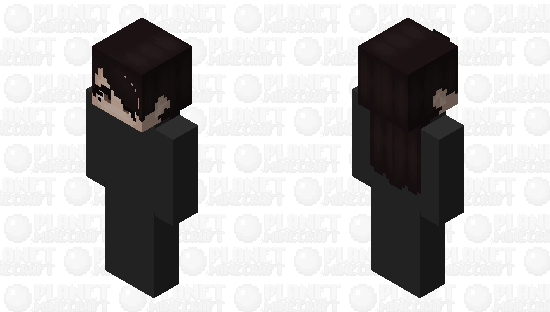 Female Black Bangs 2 Hair Base [HD] Minecraft Skin