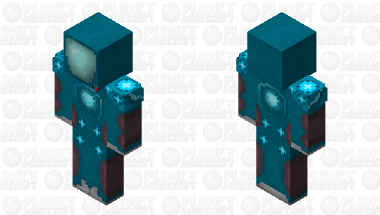 Futuristic Spaceman Minecraft Skin