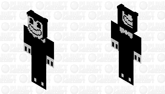 Bendy Cut Out HD Minecraft Skin
