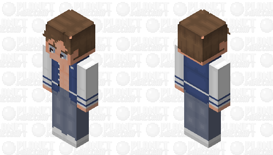 Jock Boy Varsity Jacket Minecraft Skin