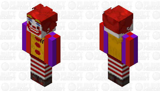 Ronald McDonald (high def) Minecraft Skin