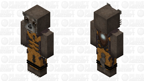 Rocket Raccoon HD Minecraft Skin