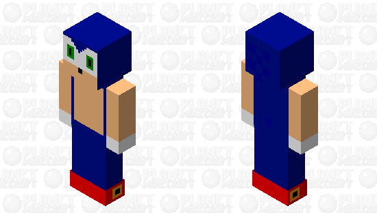 Sonic The Hedgehog (HD BEDROCK) Minecraft Skin