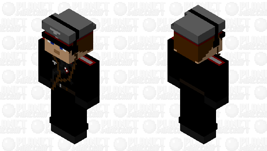 GERMAN PANZER OFFICER RADIO HEADSET Minecraft Skin