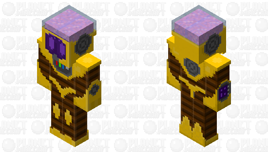 Detailed Gafi Bot Minecraft Skin