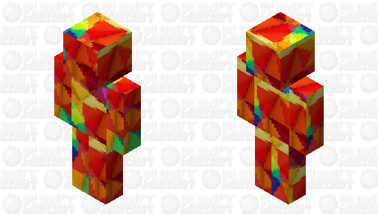 Rainbow Shapes Minecraft Skin
