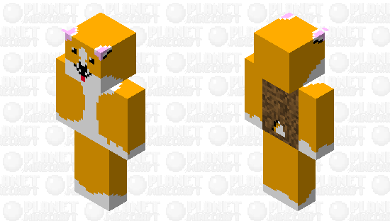 Corgi dog Minecraft Skin
