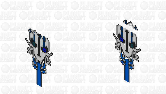 Gaster Blaster Minecraft Skin