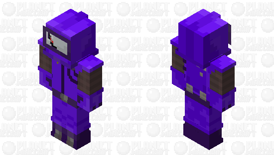 Among Us Suspicious Purple Minecraft Skin