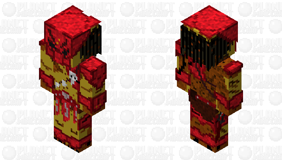 Dead End Big Red Predator Minecraft Skin