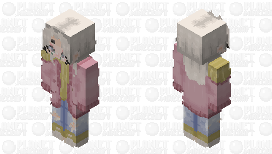 fall / girl / cute / aesthetic / sweater / cardigan Minecraft Skin