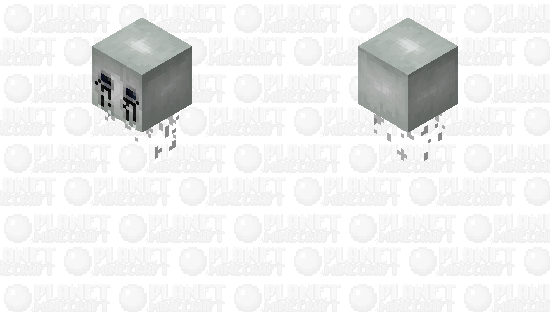 Crying Ghost Head Minecraft Skin