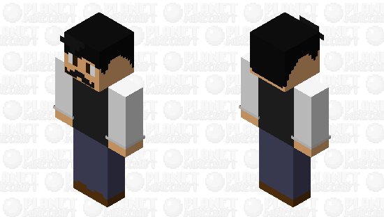 L'mustache Minecraft Skin