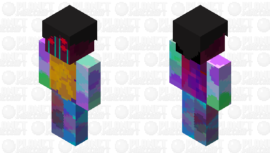 Colorful layers Minecraft Skin