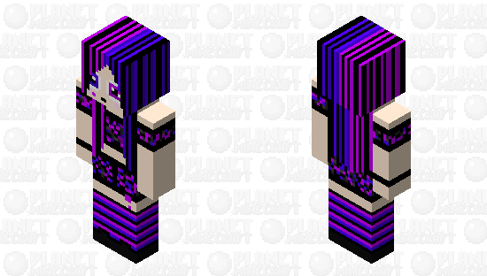 crying obsidian girl Minecraft Skin