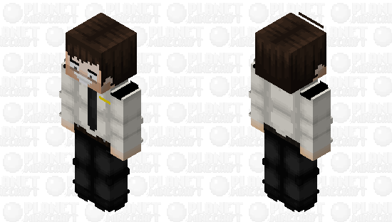 Dave Miller Silver eyes 1990s Minecraft Skin