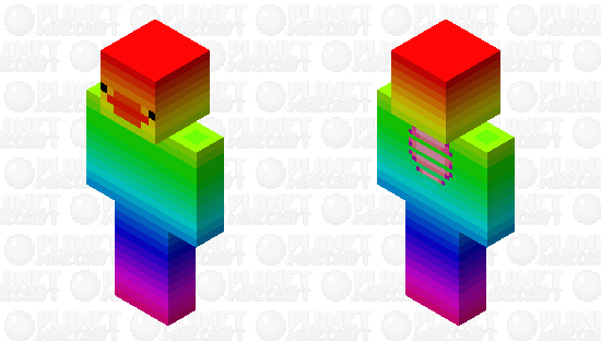 Duck Link Neon V2 Minecraft Skin