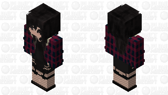 plaid girl Minecraft Skin