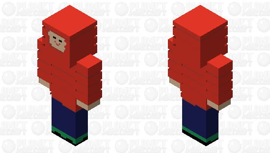 Generic red puffer jacket Minecraft Skin