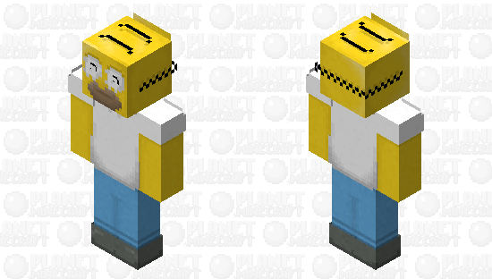 Homer Simpson Minecraft Skin