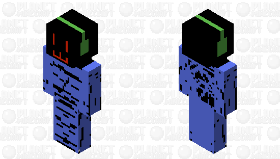 Mischievous Gamer Creepy Cat Minecraft Skin