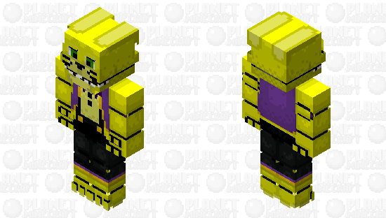 Stylized Classic SpringBonnie Minecraft Skin