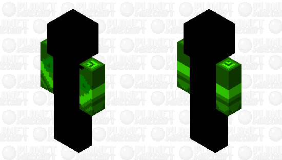 Emerald Guardian Arm piece Minecraft Skin