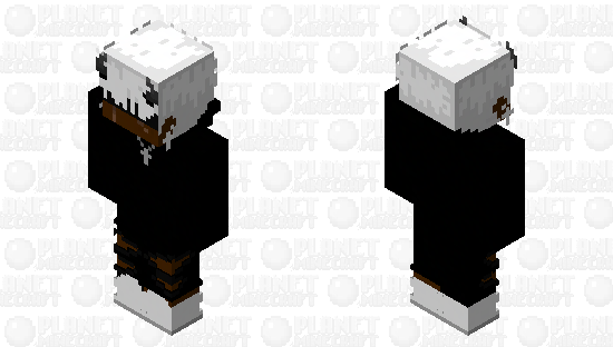 I tried white hair...idk Minecraft Skin