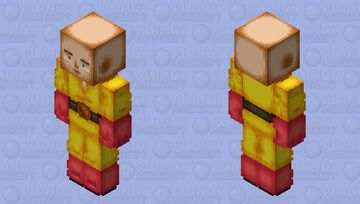 Saitama HD Bedrock Minecraft Skins | Planet Minecraft Community