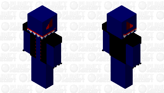 Pillager Vampire blue raptor Minecraft Skin